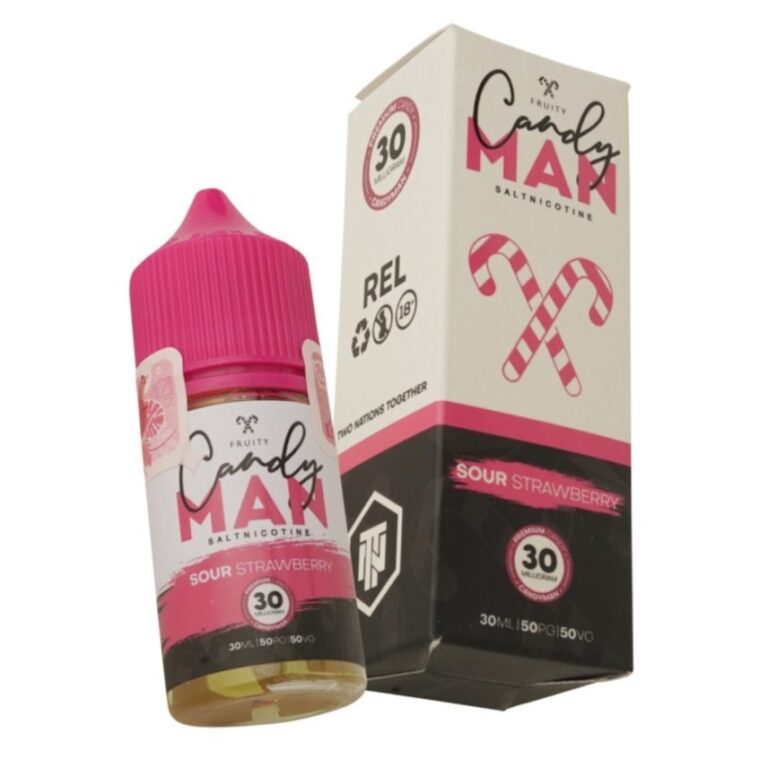 Liquid Candyman Strawberry Candy Salt Nic 30ML – VAPEKU88